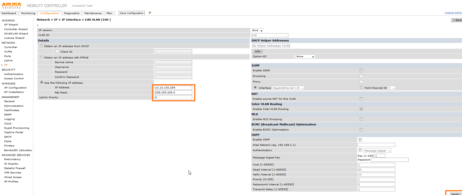 Day out with Aruba Controller 620 – Initial Configuration – Part 1 ...