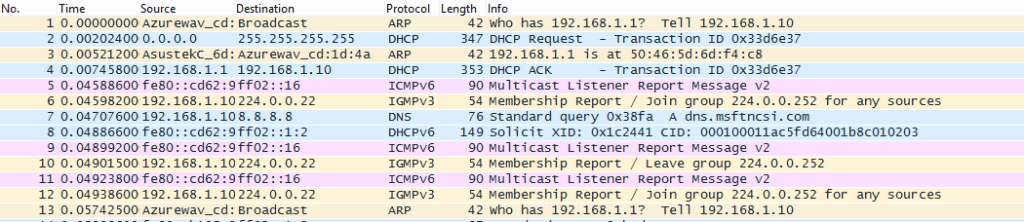 Capturing WLAN Packets using WireShark – CyberSecFaith